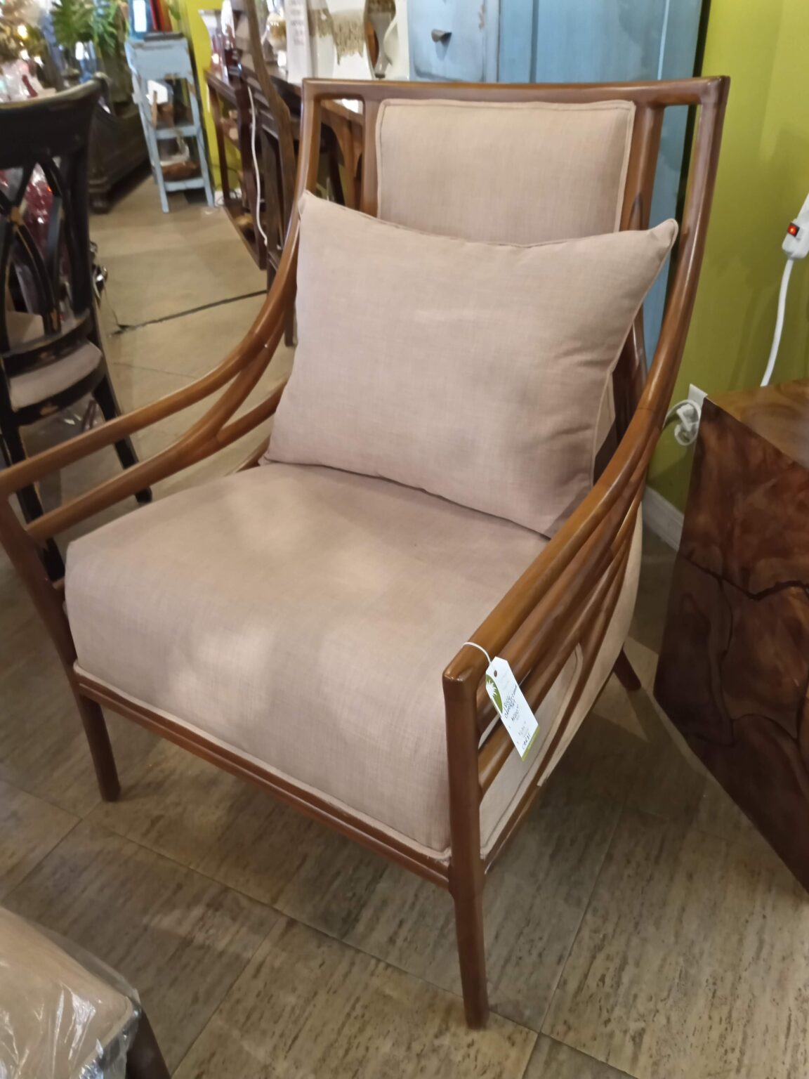 Crescent Chair & Ottoman - T. Gregory Imports