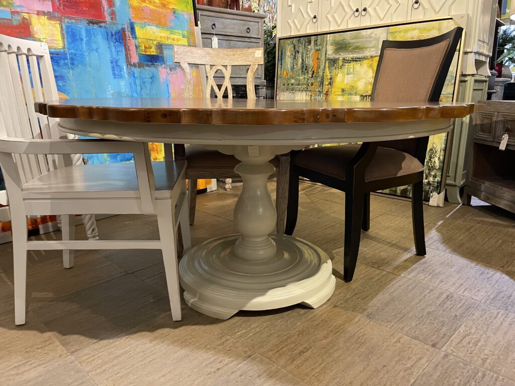 Scallop Flower Dining Table - T. Gregory Imports